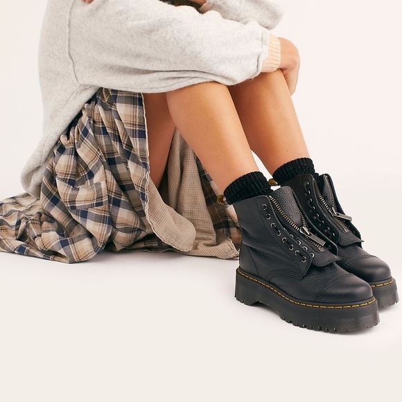 Dr. Martens | Shoes | Brand New Dr Martens Sinclair Zip Front Booties ...